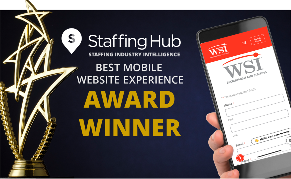 WSI Wins 'Best Mobile Experience' at Staffing Hub Awards - WSI